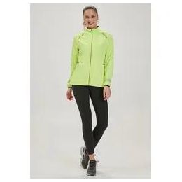 Laufjacke Endurance "CULLY XQL", Damen, Gr. 40, gelb (neongelb), 100% Polyester, mehrfarbig, normal, ohne Ausschnitt, Jacken, mit reflektierenden Elementen
