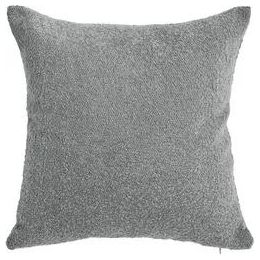 Kissenh&uuml;lle done. "Touch", silber (silberfarben), B:45cm L:45cm, Polyester, Obermaterial: 57% Polyacryl, 43% Polyester, Kissenbez&uuml;ge, Kissenh&uuml;lle, Einfarbige Kissenh&uuml;lle aus weichem Boucl&eacute;-Stoff