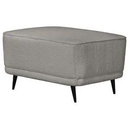 Polsterhocker Home Affaire "Ashly", grau (taupe), B:77cm H:46cm T:60cm, 93% Polyester, 6% Acryl, 1% Baumwolle, Hocker, Polsterhocker, in 3 Bezugsvarianten, Boucl&eacute;, Samtoptik und Struktur weich.