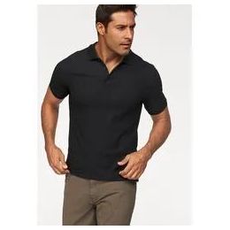 Poloshirt Fruit of the Loom, Herren, Gr. M (48/50), schwarz, Piqu&eacute;, Obermaterial: 100% Baumwolle, unifarben, schmal h&uuml;ftbedeckend, Rundhals, Shirts, Piqu&eacute;, unifarben