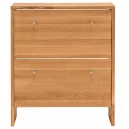 Kombikommode Home Affaire "Dura Kommode Schrank Schuhschrank", braun (wildeiche), B:82cm H:95cm T:27cm, Massivholz, Sideboards, Kombikommode, aus FSC-zertifizierten Massivholz, Breite 82 cm