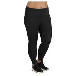 Lauftights Q BY ENDURANCE "ISABELLE", Damen, Gr. 50, EURO-Gr&ouml;&szlig;en, schwarz, 94% Polyamid, 6% Elasthan, unifarben, lang, Hosen, in gro&szlig;en Gro&szlig;en verf&uuml;gbar