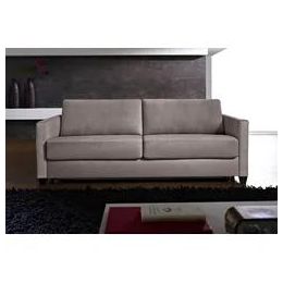 Schlafsofa Bali "Norwalk", grau (hellgrau), B:182cm H:83cm T:100cm, Sofas, Schlafsofa, in 140er und 160er Breite, 3 Varianten, auch mit Ergoflex-Lattenrost