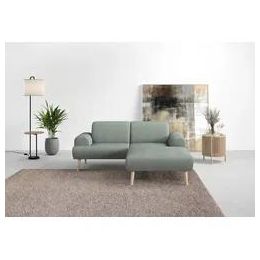 Ecksofa Home Affaire "Swift Scandic Design, komfortabler Federkern, Breite 192cm, L-Form", gr&uuml;n (mint), B:192cm H:83cm T:176cm, 100% Polyester, Sofas, Ecksofa, Federkern-Polsterung, B/T/H: 192/83/176 cm
