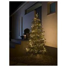 Konstsmide LED-Lichterkette "Weihnachtsdeko aussen", Energieeffizienz: E (A-G), schwarz, Dioden 800 Stk. Flammen 800 Stk., Kabell&auml;nge 5m x Gesamtl&auml;nge 22,58m, Lichterketten, Micro LED Compactlights, 800 warmwei&szlig;e Dioden