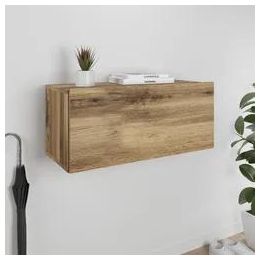 Garderobenschrank OTTO HOME "Paris", braun (votan eichefarbe, votan eichefarbe), B:70cm H:30cm T:30cm, Schr&auml;nke, Garderobenschrank, Kleine Garderobe Wandschrank 70 cm breit, 1 Klappe