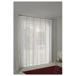Vorhang WIRTH "Chlo&eacute;" Gr. 6, braun (rost), B:750cm H:225cm, Polyester, Gardinen, Store