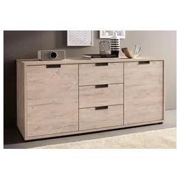Sideboard Home Affaire "Palma", braun (eichefarben), Sideboards, Sideboard, Breite 156 cm