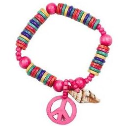 Armband "Hippie", Damen, Gr. Holz, bunt (mehrfarbig), Collezione Alessandro, Armb&auml;nder Armband