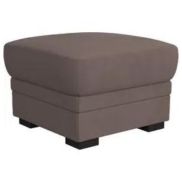 Hocker COTTA "Marcus", braun (mud), B:68cm H:45cm T:68cm, 100% Polyester, Hocker, Hocker, mit Stauraum