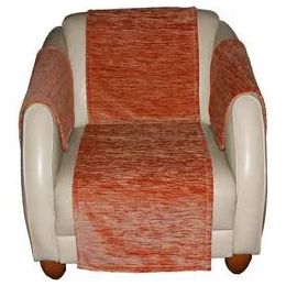 Sofal&auml;ufer WIRTH "Miriam" Gr. 1, orange (terrakotta), B:40cm H:5mm L:150cm, Kunstfaser, Teppiche, 1 St&uuml;ck