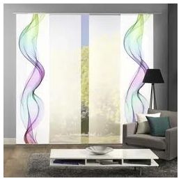 Schiebegardine Home Wohnideen "ALBERTA", bunt, B:60cm H:245cm, Polyester, Gardinen, HxB: 245x60, Blickdicht, inkl. Befestigungszubeh&ouml;r