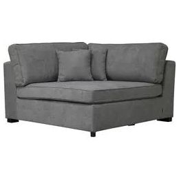 Sofa Home Affaire "Skara XXL", grau (dunkelgrau), B:130cm H:86cm T:130cm, 100% Polyester, Sofas, Sofa-Element, Eckelement zur individuellen Polstergarnitur-Gestaltung