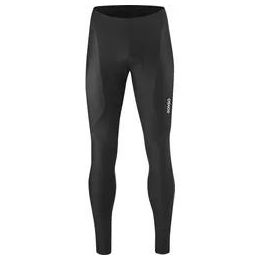 Fahrradhose Gonso "Essential Tight SC M", Herren, Gr. M, Normalgr&ouml;&szlig;en, schwarz, 78% Polyester, 22% Elasthan, Hosen Fahrradhose, Herren Radhose lang, atmungsaktive Radlerhose, Sitzpolster, Tight Fit