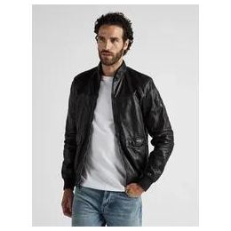 Blouson JCC "51190", Herren, Gr. 48, schwarz, Obermaterial: 100% Lammleder; Futter: 100% Polyester, Jacken Blouson