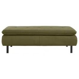 Hockerbank Home Affaire "Birkholm", gr&uuml;n (olive), B:137cm H:44cm T:65cm, 98% Polyester 2% Polyamid, Hocker, Polsterhocker, passend zur Serie "Birkholm", B/T/H: 137/65/44 cm