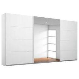 Schwebet&uuml;renschrank Rauch "Kleiderschrank Schrank Garderobe W&auml;scheschrank KEPAN", wei&szlig;, B:360cm H:230cm T:62cm, Holzwerkstoff, Schr&auml;nke, Schwebet&uuml;renschrank, inkl. Schubladen-Einsatz und extra Einlegeb&ouml;den MADE IN GERMANY, Topseller
