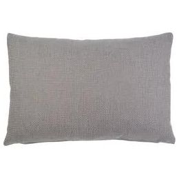 G&ouml;zze Dekokissen G&Ouml;ZZE "Dallas", silber (silberfarben, unifarben), B:60cm L:40cm, Obermaterial: 100% Polyester, Dekokissen_Sitzkissen_Kissenh&uuml;llen, in vielen Farben