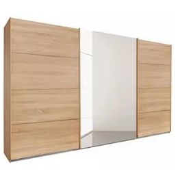Schwebet&uuml;renschrank Rauch "Kleiderschrank Schrank Garderobe Schlafzimmerschrank TUBONA", braun (struktureichefarben hell), B:360cm H:210cm T:62cm, Holzwerkstoff, Schr&auml;nke, Schwebet&uuml;renschrank, inkl. Schubkasteneinsatz und zus&auml;tzlichen Einlegeb&ouml;den MADE IN GERMANY