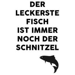 Wanddekoobjekt queence "Fisch", schwarz (schwaz), B:30cm H:45cm T:0,1cm, Stahl, Wanddekoobjekte, Stahlschild, Blechschild, Spruch, Witzig, Wanddeko, retro, 20x30cm