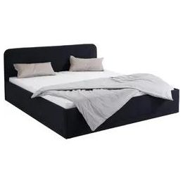 Polsterbett, schwarz, B:190cm L:210cm, Bezug Bett: wahlweise Microfaser (100% Polyester), Strukturstoff (77% Polyester, 23% Viskose) oder Kunstleder;Bonnell-Federkernmatratze: Mischgewebe (51% Polyprophlen, 39% Polyester, 10% Baumwolle);Kaltschaummatratze: Frottee (100% Polyester), Bezug abnehm- und waschbar bis 60C, Westfalia Schlafkomfort, Betten, Polsterbett, inkl. Bettkasten bei Ausf&uuml;hrung mit