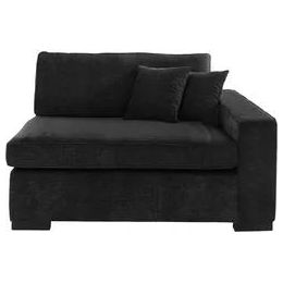 Sofaelement Home Affaire "Skara XXL", grau (anthrazit), B:140cm H:86cm T:130cm, 100% Polyester, Polsterelemente, Modul XXL - zum eigenen Zusammenstellen, Armlehne links/rechts w&auml;hlbar