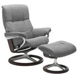 Relaxsessel stressless "Mayfair", grau (wild dove batick), B:92cm H:103cm T:79cm, Leder BATICK: BATICK ist ein leicht korrigiertes, durchgef&auml;rbtes und genarbtes M&ouml;belleder, bei dem die meisten Unebenheiten und Spuren in der Regel entfernt wurden.;Leder PALOMA: PALOMA ist ein durchgef&auml;rbtes Semianilin-M&ouml;belleder mit nat&uuml;rlicher Narbung.;ROHLEDER Stoff Q2 FARON: Ein fester zuverl&auml;ssiger Boucl&eacute; mit e