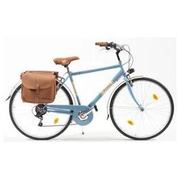 Cityrad "Citybike 605 Man" Gr. 50, blau (blau, blau), VENICE - I LOVE ITALY, Fahrr&auml;der, 50cm, 28 Zoll (71,12cm), f&uuml;r Herren, Kettenschaltung