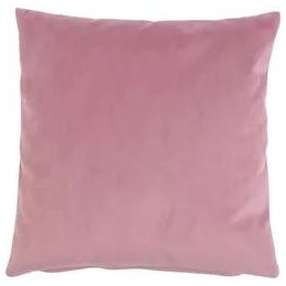 G&ouml;zze Dekokissen G&Ouml;ZZE "Duval", rosa (altrosa, unifarben), B:60cm L:60cm, Polyester, Dekokissen_Sitzkissen_Kissenh&uuml;llen, mit Rei&szlig;verschluss, Kissenh&uuml;le ohne F&uuml;llung, 2 St&uuml;ck