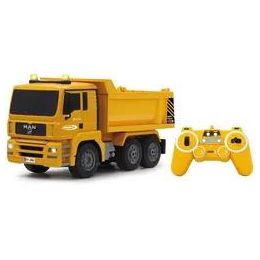 RC-Truck Jamara "Muldenkipper MAN 2,4 GHz", gelb, Fernlenkfahrzeuge, KinderB:36cm H:18cm T:14cm, Kunststoff, mit Signallichtern, B:36cm H:18cm T:14cm