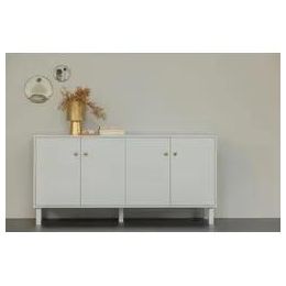 Sideboard Woood "Madu", grau, Kiefer, Holzwerkstoff, Sideboards, Sideboard, Kommode aus Kiefernholz, aus Stauraum H 78 cm x B 160 cm x T 46 cm