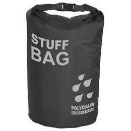 Drybag Polydaun "Polydaun stuffbag roll top", grau (grau, schwarz), Taschen, B/H/T: 45cm x 60cm, Kunstfaser, B:45cm H:60cm