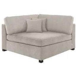 Sofa Home Affaire "Skara XXL", beige (natur), B:130cm H:86cm T:130cm, 100% Polyester, Sofas, Sofa-Element, Eckelement zur individuellen Polstergarnitur-Gestaltung