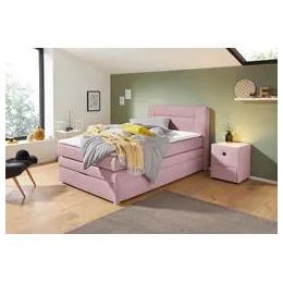 Jockenh&ouml;fer Boxspringbett JOCKENH&Ouml;FER GRUPPE "Carmen", rosa (altrosa 369, 05), B:134cm L:217cm, Komplettbetten, Boxspringbett, mit Bettkasten und Topper, erh&auml;ltlich in 120 & 140cm Breite