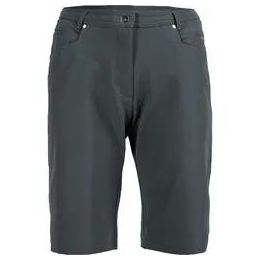Bermudas DEPROC ACTIVE "KENORA URBAN Short & kurze Hose", Damen, Gr. 40 (M), Normalgr&ouml;&szlig;en, grau (anthra), 97% Polyester; 3% Elasthan, Hosen Bermudas, In melierter Optik