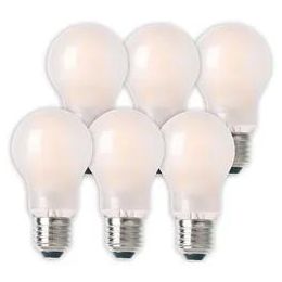 N&auml;ve N&Auml;VE LED-Leuchtmittel "Bobs", Energieeffizienz: F (A-G), transparent, L:10,8cm &Oslash;:6cm, Leuchtmittel, LED 6er Set, Leuchtmittel,6xE27total8,3W, nicht dimmbar