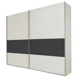 Schwebet&uuml;renschrank wimex "Bert", wei&szlig; (wei&szlig;, graphit), B:225cm H:210cm T:65cm, Schr&auml;nke, Schwebet&uuml;renschrank