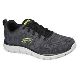Sneaker Skechers "TRACK", Herren, Gr. 44, grau, Textil, meliert, Schuhe Sneaker, Freizeitschuh, Halbschuh, Schn&uuml;rschuh mit gepolsterter Innensohle