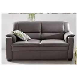 Sit & More 2-Sitzer SIT & MORE "Pisa", braun (mokka), B:133cm H:89cm T:90cm, Luxus-Microfaser (90% Polyester, 10% Polyamid);Struktur (100% Polyester);Luxus-Microfaser ALTARA NUBUCK (100% Polyester), Sofas, mit Federkern