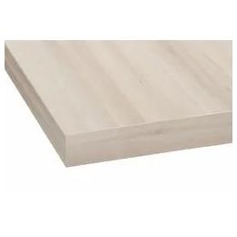 Arbeitsplatte Optifit "Mats", braun (akaziefarben), B:200cm H:2,8cm T:60cm, Holzwerkstoff, Tischplatten, 28 mm stark