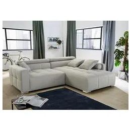 Jockenh&ouml;fer Ecksofa JOCKENH&Ouml;FER GRUPPE "Salerno L-Form, B: 280 cm", beige, B:280cm H:96cm T:231cm, Sofas, Ecksofa, im Big-Sofa-Style, mit Kopfteilverstellung & Zierkissen