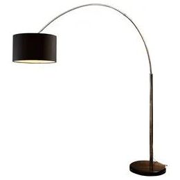 Salesfever Bogenlampe "Aija", schwarz, 1, &Oslash; 35cm H: 210cm, 1 Stk., Leuchten, Mit Dimmschalter, Bogenlampe
