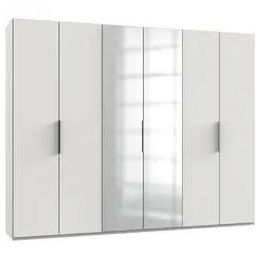 Kleiderschrank wimex "Level by fresh to go", wei&szlig;, B:300cm H:236cm T:58cm, Schr&auml;nke, Kleiderschrank, mit Spiegelt&uuml;ren