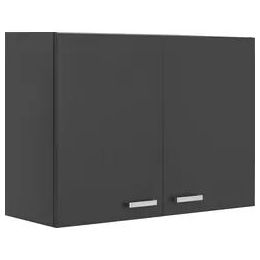 H&auml;ngeschrank Optifit "Parma", grau (anthrazit), B:100cm H:70,4cm T:34,9cm, Holzwerkstoff, Schr&auml;nke, H&auml;ngeschrank, Breite 100 cm