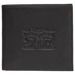 Levi's Geldb&ouml;rse LEVI'S "VINTAGE TWO HORSE BIFOLD COIN WALLET", Damen, braun (dunkelbraun), Rindsleder, Kleinlederwaren, aus Vollnarbenleder Herrenb&ouml;rse Portemonnaie