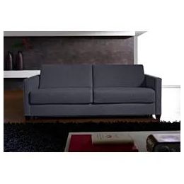 Schlafsofa Bali "Norwalk", blau (blau, anthrazit), B:182cm H:83cm T:100cm, Sofas, Schlafsofa, in 140er und 160er Breite, 3 Varianten, auch mit Ergoflex-Lattenrost
