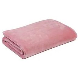 G&ouml;zze Kinderdecke G&Ouml;ZZE "Premium Cashmerefeeling", rosa (altrosa), B:75cm L:100cm, Polyester, Wohndecken, kuschelig warm