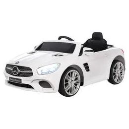 Elektro-Kinderauto Jamara "Ride-on Mercedes-Benz SL 400", wei&szlig;, Elektro-Kinderfahrzeuge, KinderB:64cm H:46cm T:108cm, Kunststoff, B:64cm H:46cm T:108cm