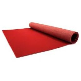 L&auml;ufer "PODIUM", rot (burgund), B:100cm H:2,6mm L:1.400cm, Polypropylen (PP), PRIMAFLOR-IDEEN IN TEXTIL, Teppiche, L&auml;ufer, Breite 100 cm, robuster Nadelfilz, Uni-Farben