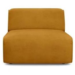 Sessel OTTO HOME "Merid Sofa-Mittel-Element, Breite: 84 cm", gelb (curry), B:84cm H:70cm T:97cm, Struktur fein (100% Polyester);Samtoptik (100% Polyester);Samtcord (92% Polyester, 8% Polyamid), Sessel, Sessel, als Modul oder separat verwendbar, f&uuml;r individuelle Zusammenstellung